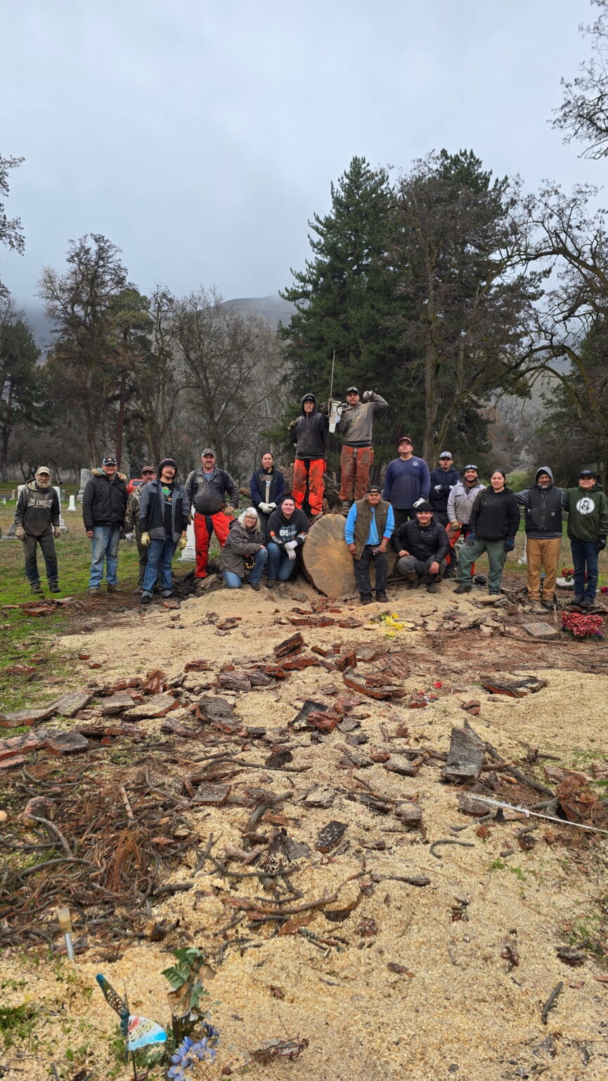 Nez Perce Tribe Forestry and Fire Management Remove Fallen Tree at ...