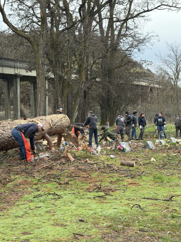 Nez Perce Tribe Forestry and Fire Management Remove Fallen Tree at ...